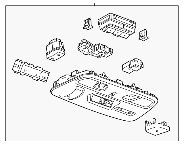 2019-2022 Chevrolet Camaro Overhead Console 84639398 | GM Parts Center