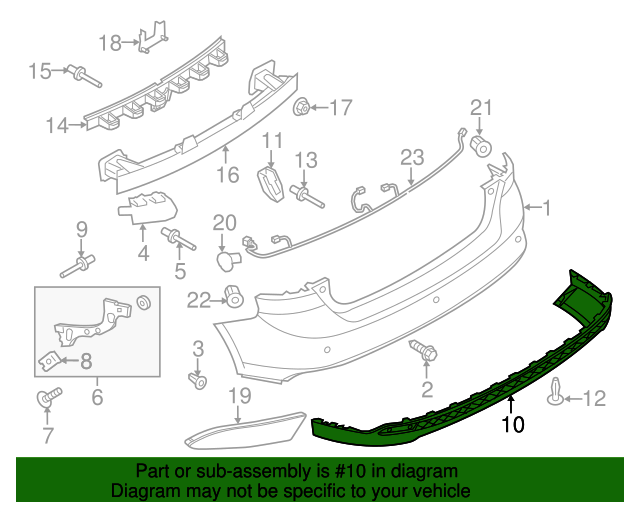 CM5Z-17810-AB 2013-2014 Ford Focus Valance | Fairway Ford Parts