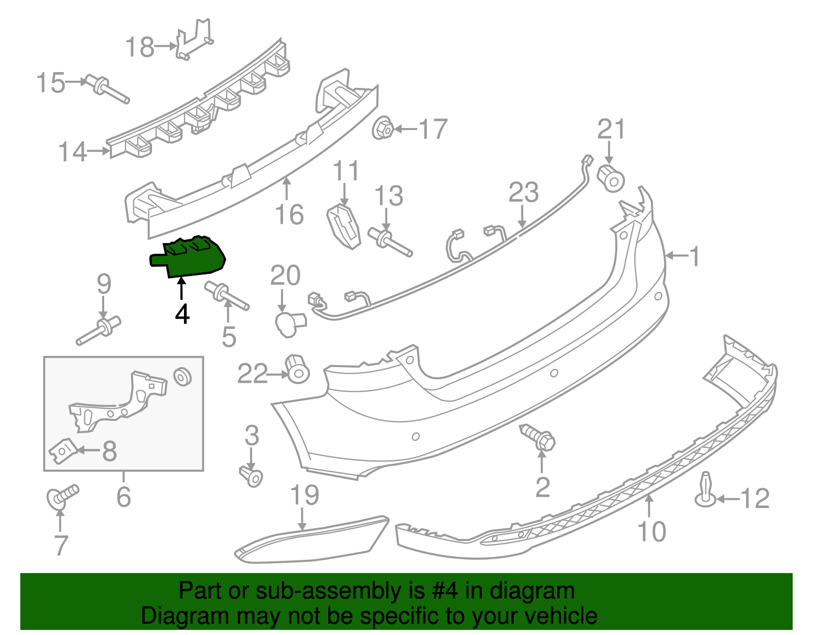2015-2018 Ford Focus Inner Bracket F1EZ-17787-A | OEM Parts Online