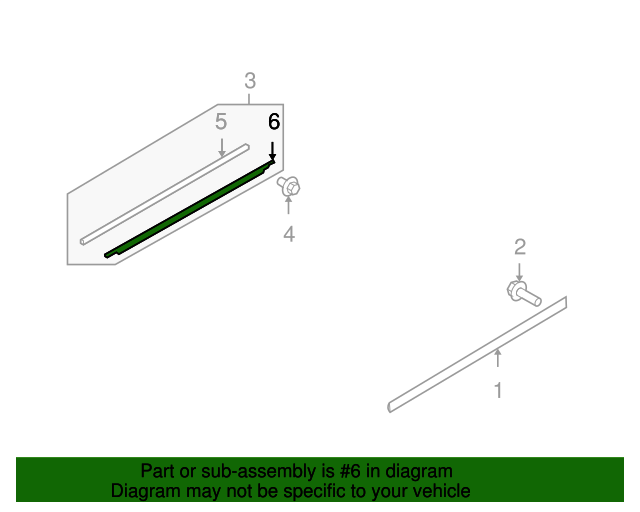 4F0-837-477-A - Outer Seal 2005-2011 Audi | Audi OEM Parts
