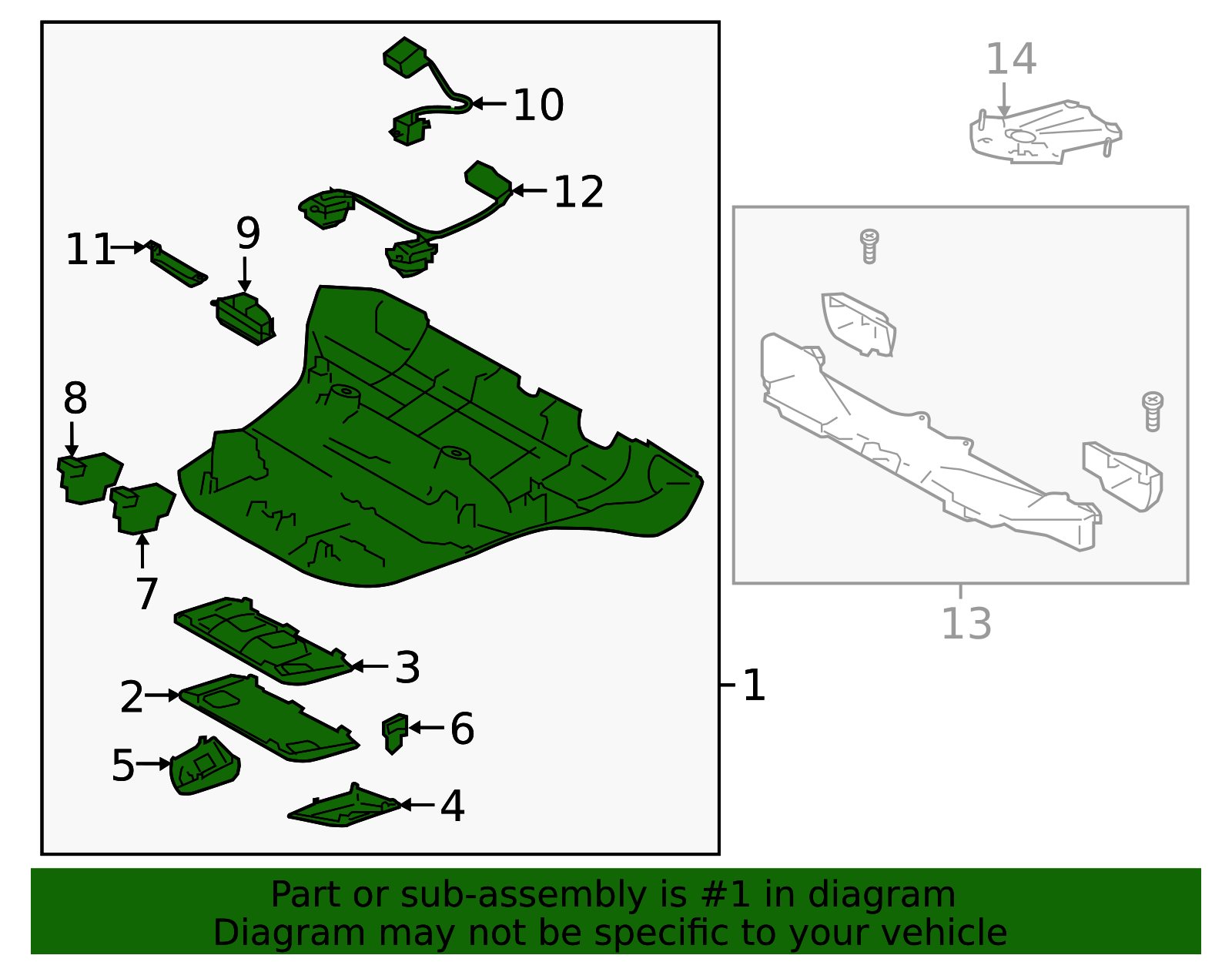 2024 Subaru Ascent Overhead Console 92151XC12A | Subaru Parts Store