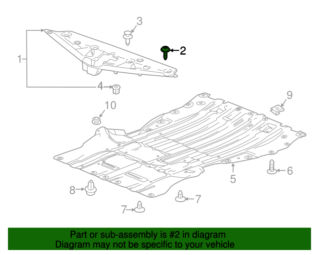 2017-2021 GM Multi-Purpose Bolt 11611884 | GMPartsDirect.com