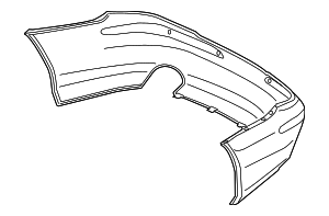 230-885-36-25-9999 - Bumper Cover 2011-2012 Mercedes-Benz | Mercedes ...