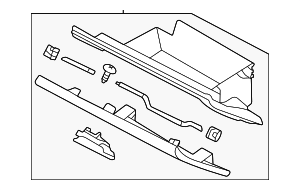 66121AN00A - Glove Box Assembly - 2020 Subaru | World OEM Parts Subaru