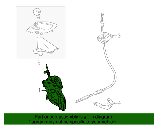 2014-2021 Ram Shifter 5154965AE | TascaParts.com