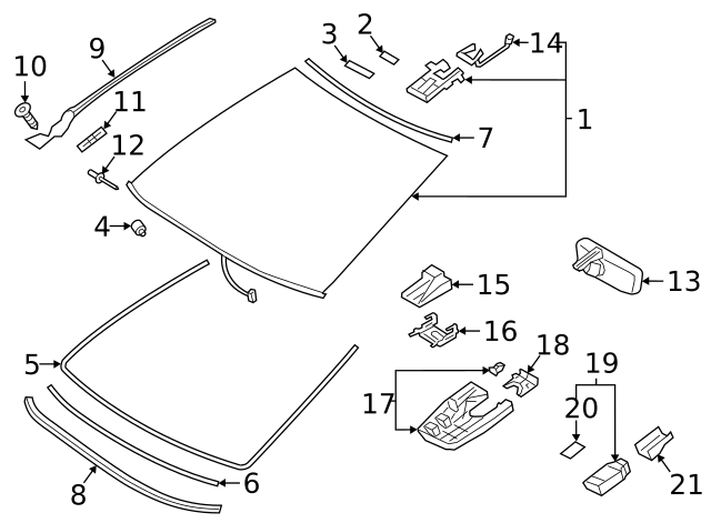 90467-08180 - Seal Clip For 1993-2024 Lexus | Lexus OE Parts
