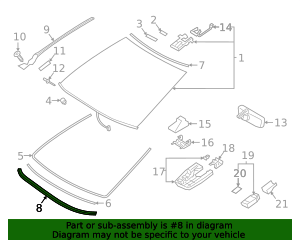 2019-2021 Lexus Lower Molding 56153-76010 | OEM Parts Online
