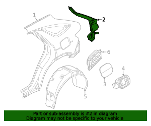 2022-2023 Genesis GV70 Extension Assembly Quarter Otr Rear Right-hand ...