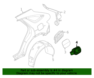 2024 Genesis GV70 Housing Fuel Filler Dr 81595-IY000 | OEM Parts Online