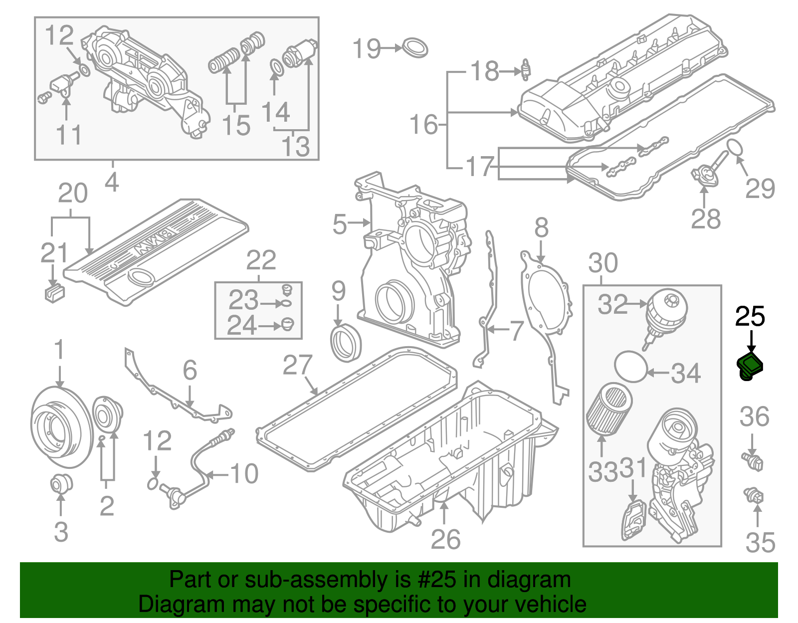 11-12-7-509-328 - Cap for oil filler 1990-2011 BMW | AutoNation Parts