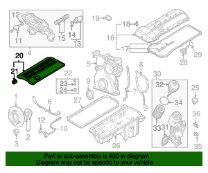Genuine BMW 11-12-7-526-445 | Trim Cover | FREE Shipping on Most Orders ...