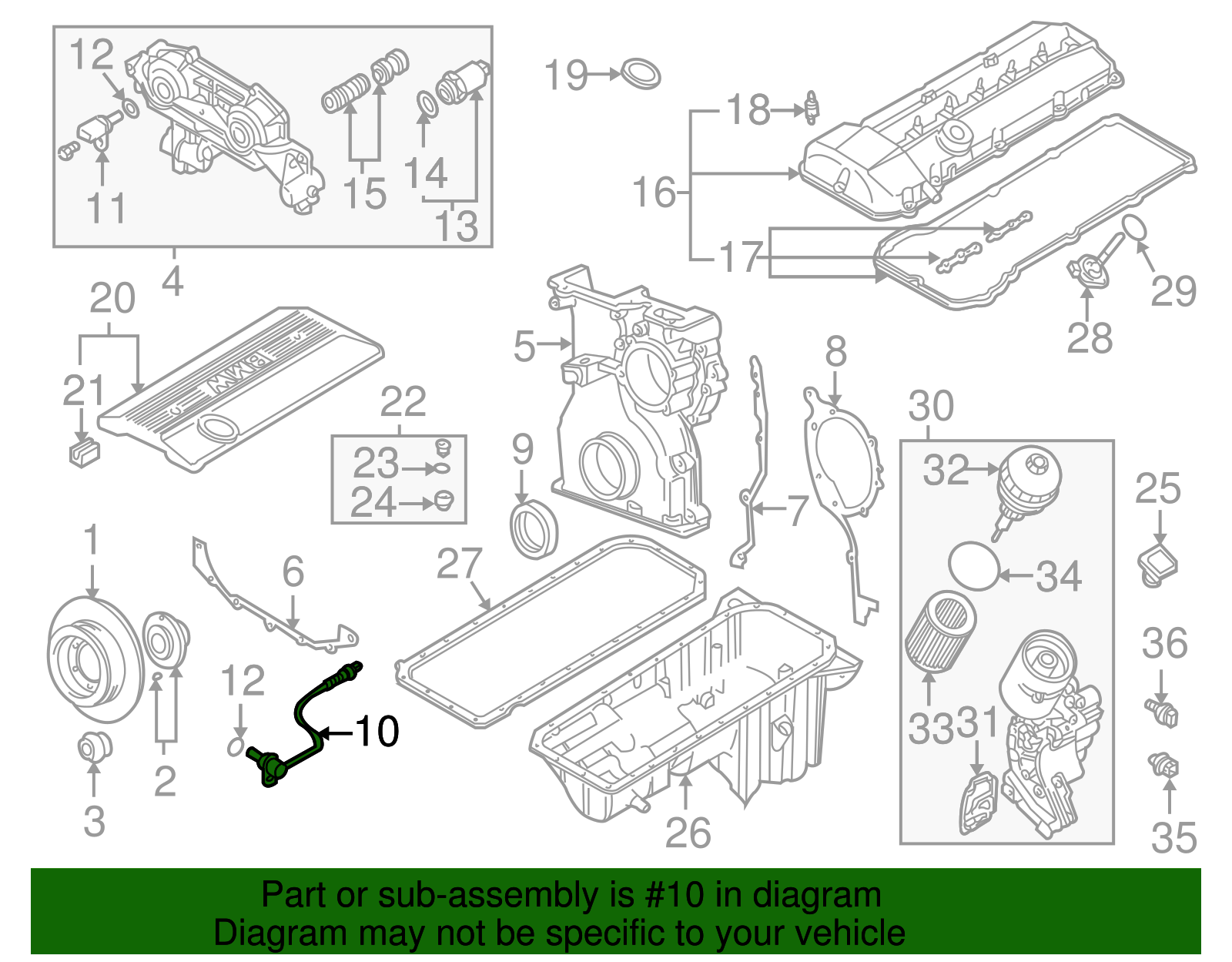 12-14-7-539-165 - 1999-2006 BMW - Engine Camshaft Position Sensor | Buy ...