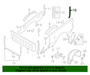 2009-2020 Mopar Hinge Reinforced 68234325AA | TascaParts.com
