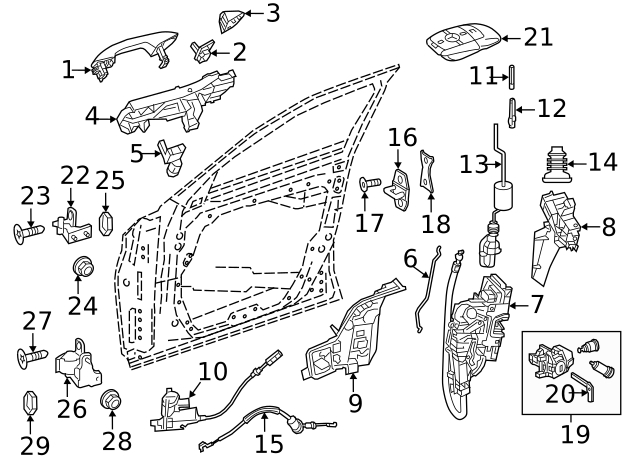 213-905-48-11-9999 - Keyless Entry Transmitter 2018-2023 Mercedes-Benz ...