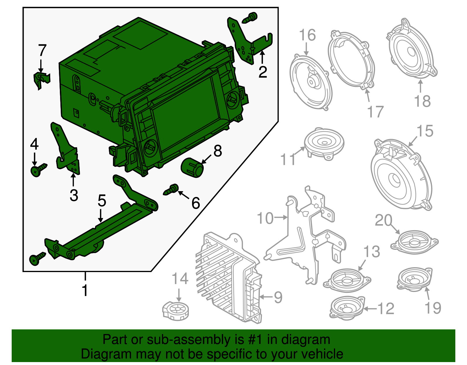 GJR9-66-9R0A - Receiver 2014-2015 Mazda 6 | Florida Mazda Parts