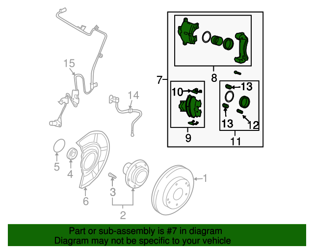 2006 Hyundai Tiburon Caliper Assembly 58110-2C200 | OEM Parts Online