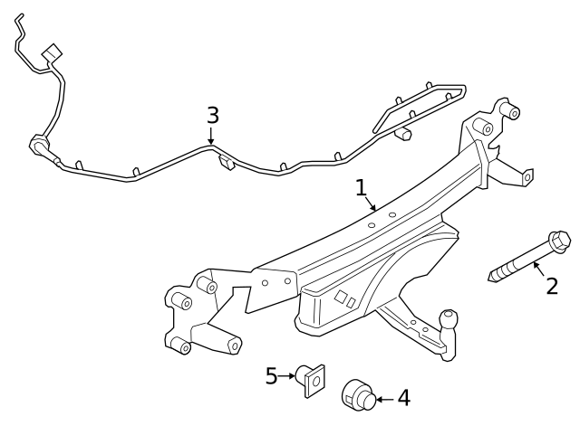 9Y0-803-881-A - Trailer Hitch 2019-2024 Porsche Cayenne | AutoNation Parts