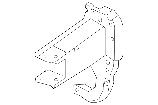 2012-2018 Audi Bumper Bracket 4G0-807-134-F | Genuine Audi Parts