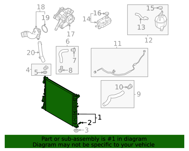 2022-2024 Hyundai Tucson Radiator Assembly 25310-P0000 | OEM Parts Online