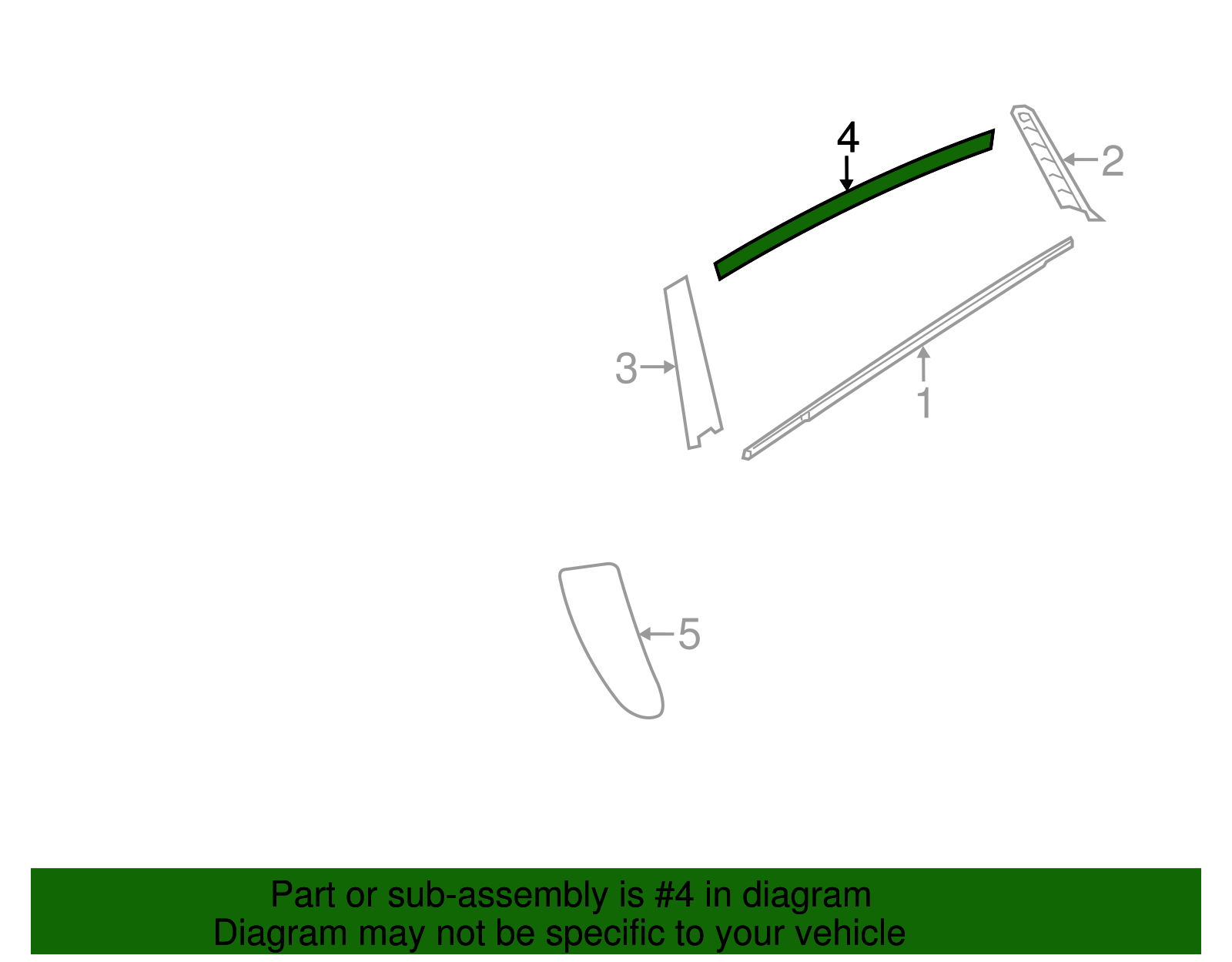 86392-3W000 - Black Out Tape 2011-2016 Kia Sportage | Kia.Parts Store