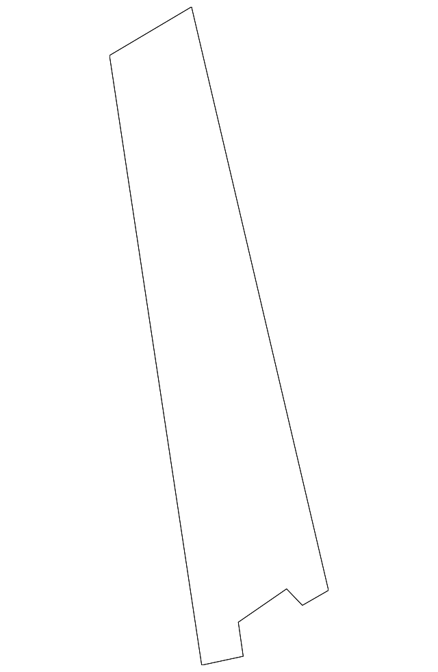 2011-2016 Kia Sportage OEM NEW 11-16 Kia Sportage Left Black Out Tape ...