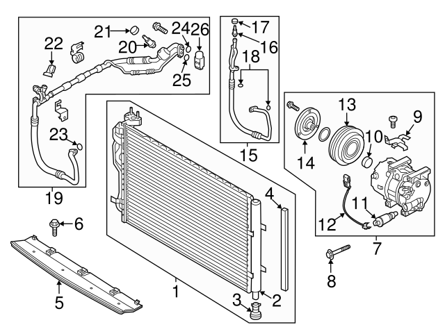 2014-2019 Kia Soul Air Guide 29134-B2000 | TascaParts.com