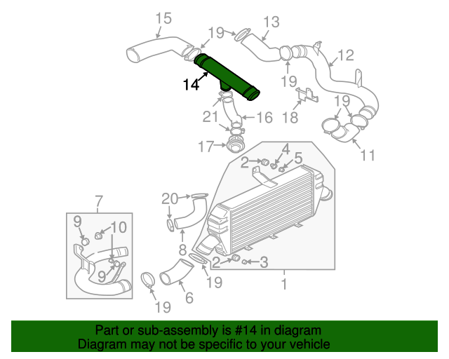 2003-2006 Mitsubishi Lancer Connector Pipe MR993867 | QuirkParts