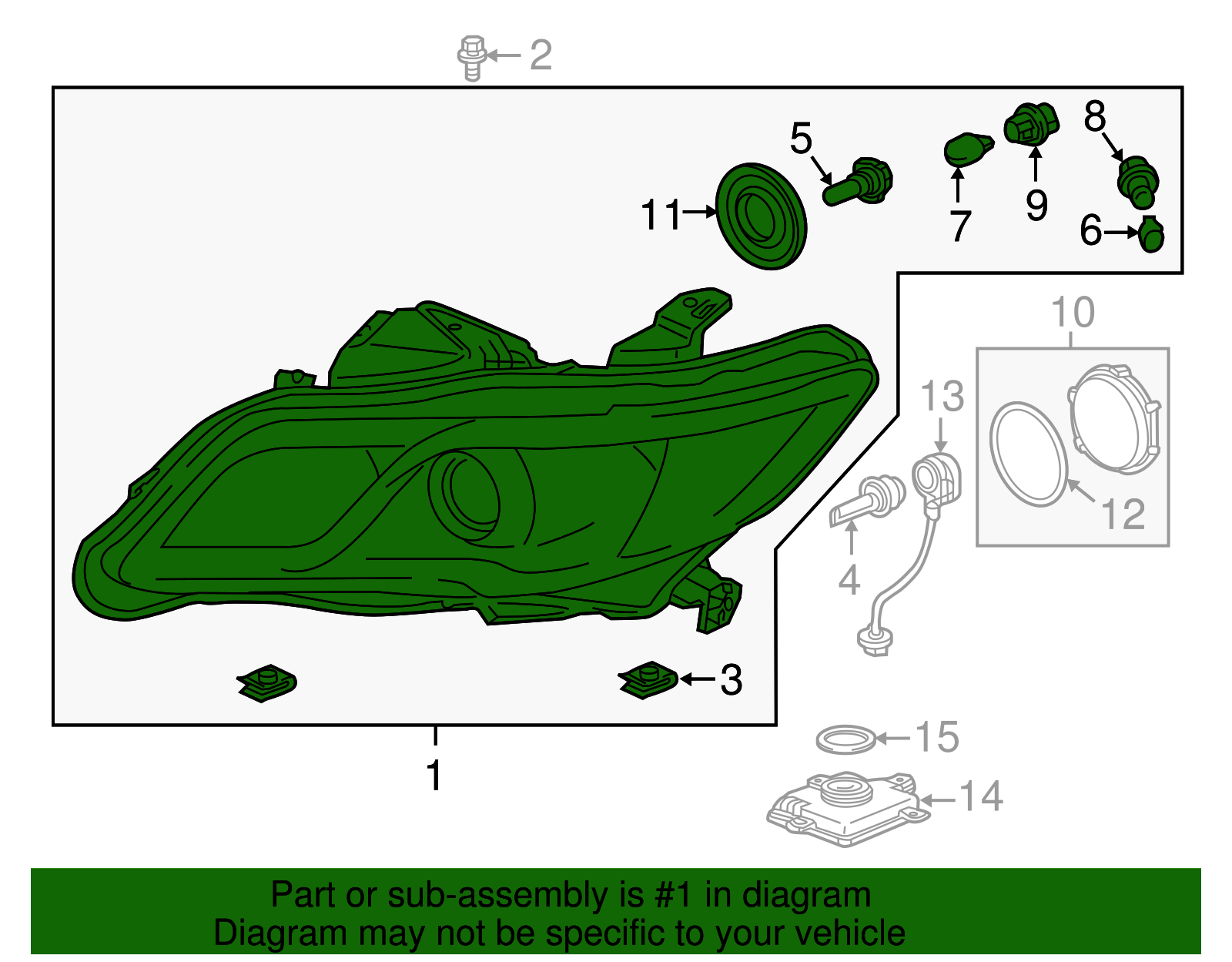 2013-2015 Acura RDX Composite Headlamp 33151-TX4-A01 | Retail ...