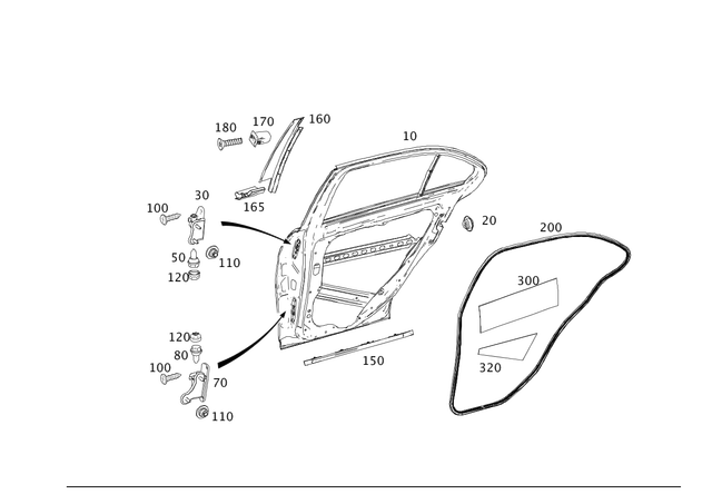 204-690-39-62 - Strip 2008-2014 Mercedes-Benz | Mercedes-Benz USA Parts