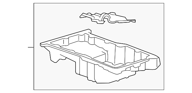 2002-2017 GM Oil Pan (no Gasket Serviced, Use Rtv Sealant 12378521 ...