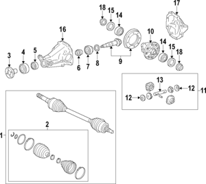 FR3Z-4026-C 2015-2023 Ford Mustang Differential Assembly | Fairway Ford ...