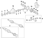 FR3Z-4026-C 2015-2023 Ford Mustang Differential Assembly | Fairway Ford ...