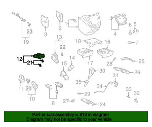 2001-2007 Toyota Switch 84751-58010 | Toyota Parts Center