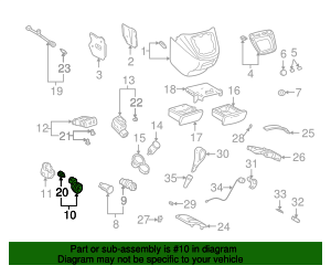 Toyota OEM Cigarette Lighter Bezel Bracket 85515-48010 | Toyota OEM ...