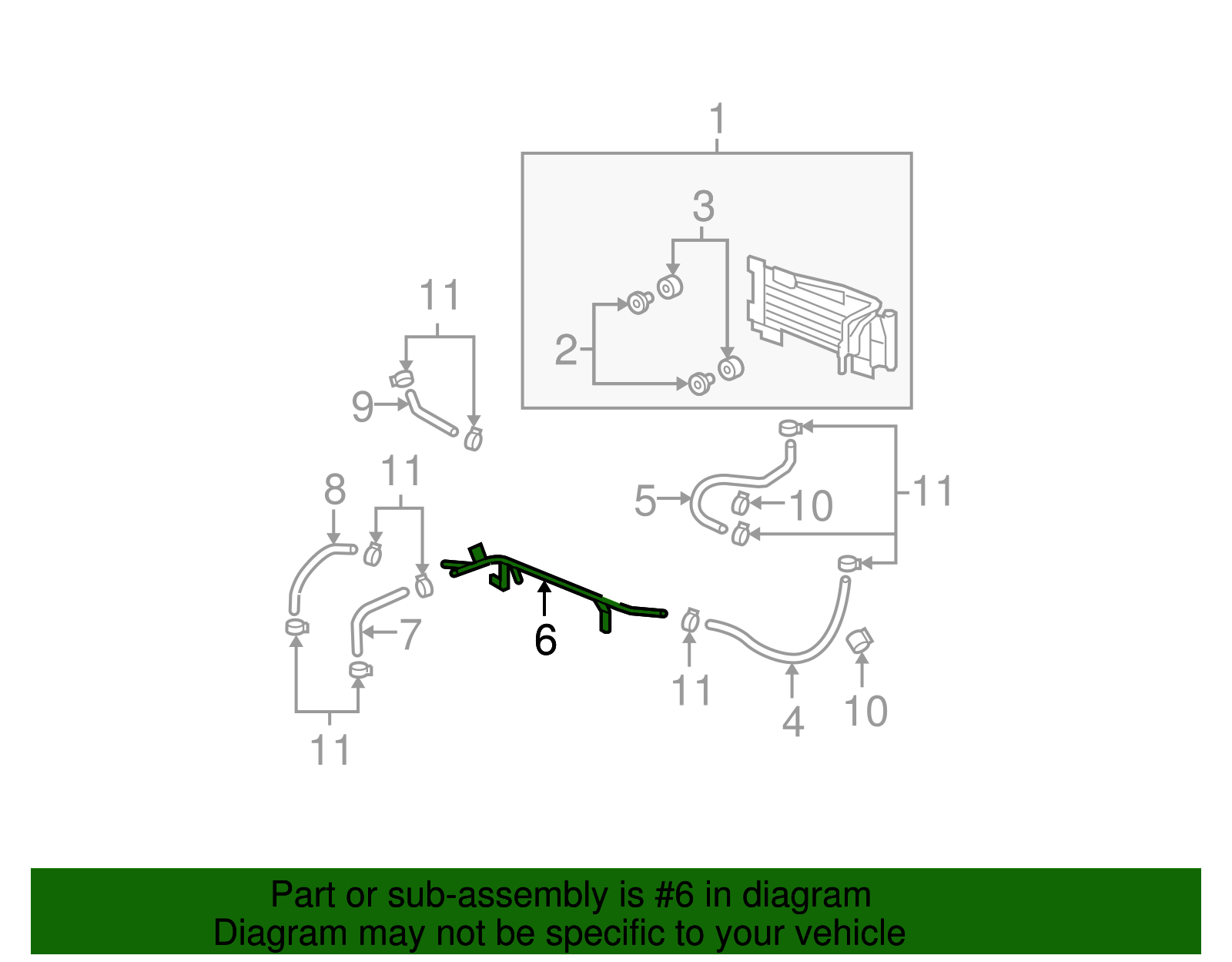 2007-2013 Acura MDX Fluid Pipe 25210-RYE-000 | OEM Parts Online