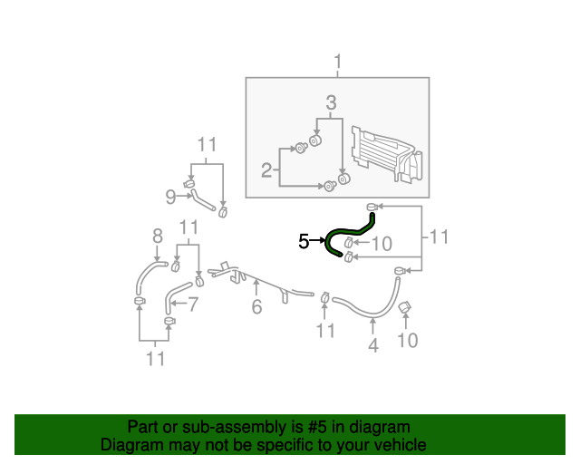 25215-RYE-013 - Hose (Atf) 2007-2013 Acura MDX | Group 1 Auto Parts