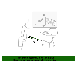 2007-2013 Acura MDX Fluid Pipe 25210-RYE-000 | OEM Parts Online