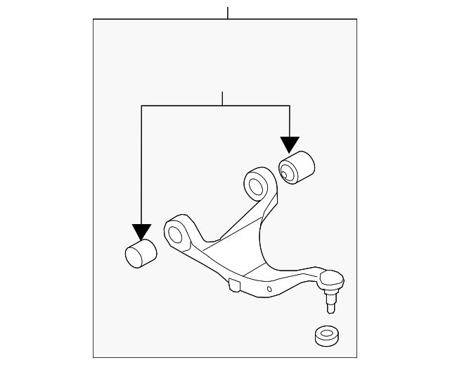 2011-2013 Kia Sorento Upper Control Arm - Driver's Side (LH) 55230 ...