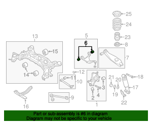 55342-2P000 - Upper Control Arm Bushing 2007-2013 Kia | Kia.Parts Store