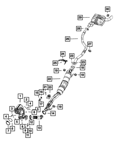 Exhaust System for 2021 Jeep Wrangler | Mopar eStore