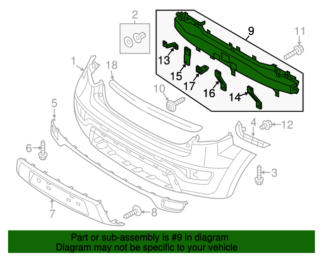 2012-2013 Kia Soul OEM NEW 2012-2013 Kia Soul Base Rail Assembly Rear ...