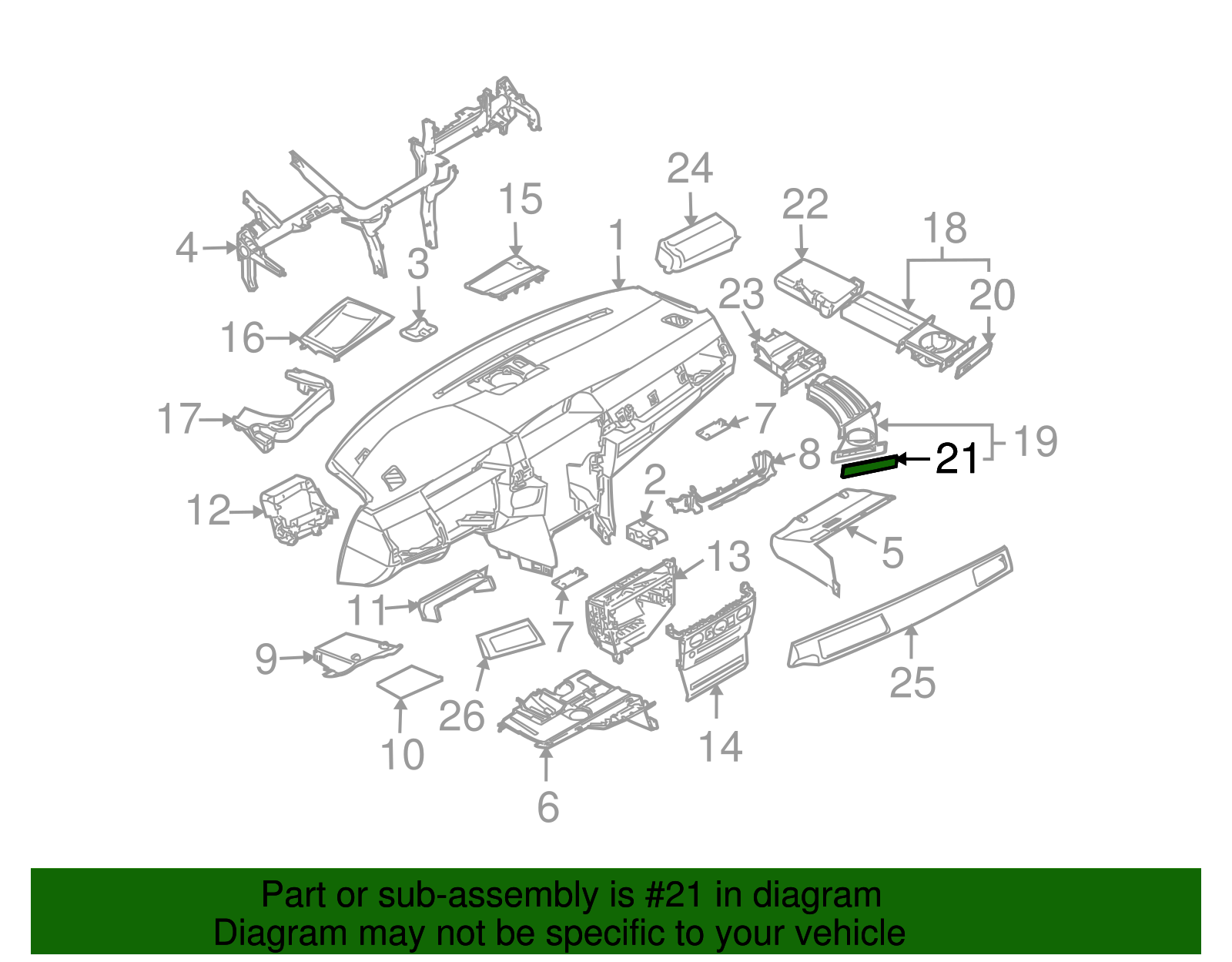51457063167 - 2004-2010 BMW Trim Plate (51-45-7-063-167) | BMW of South ...