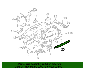 Genuine BMW 51-45-6-970-268 | Trim Molding | FREE Shipping on Most ...