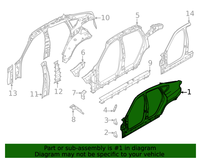 Genuine BMW 41-00-7-954-997 | Uniside Assembly | FREE Shipping on Most ...