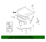 53395-06010 - Upper Seal - 2007-2011 Toyota Camry | OEM Genuine Toyota ...