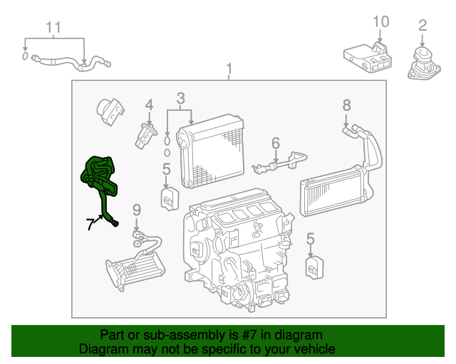 2016-2020 Lexus LX570 Tube Assembly 88710-60A11 | OEM Parts Online