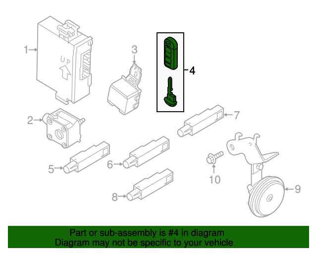 TKY2-67-5DY - Keyless Entry Module - Key Fob Only - 2016-2020 Mazda ...
