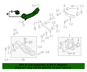 2020-2024 Kia Telluride Trailing Arm 55270-S1000 | Kia Parts Online
