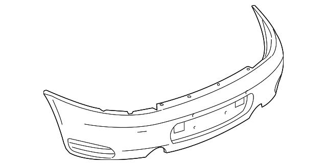 2002-2005 Porsche 911 Bumper Cover 996-505-911-05 | Gaudin Porsche Parts