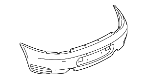 2002-2005 Porsche 911 Bumper Cover 996-505-911-05 | Gaudin Porsche Parts